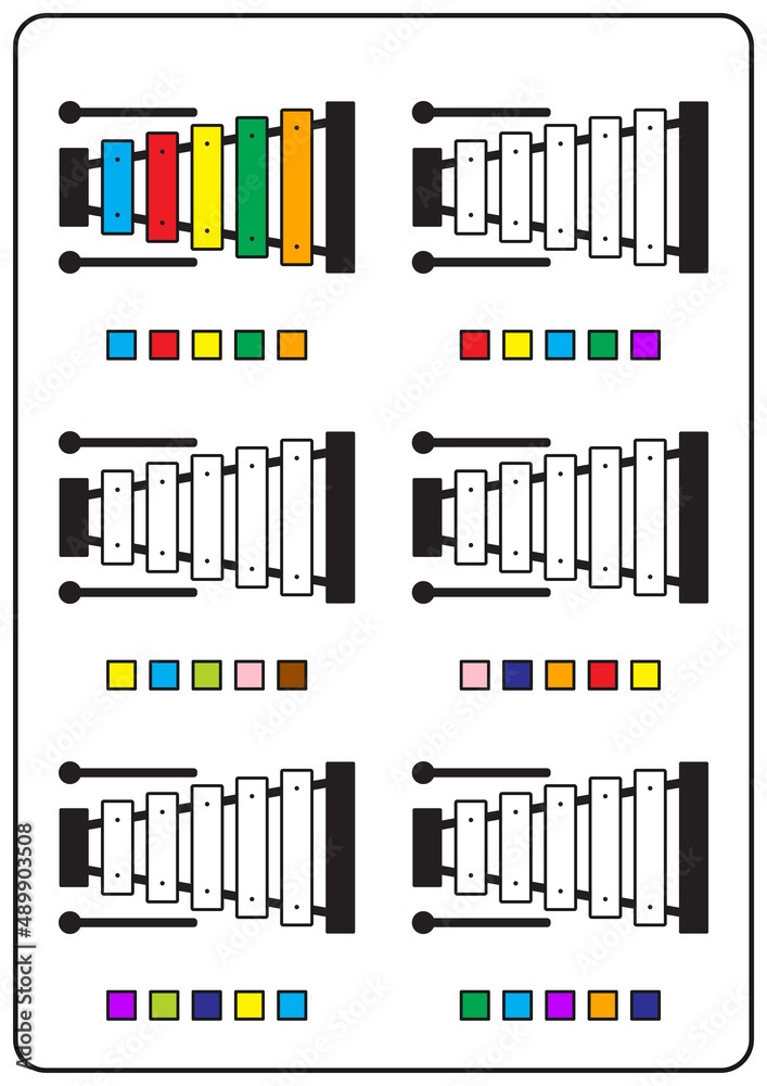 Instructional coloring pages, educational games for children, printable ...