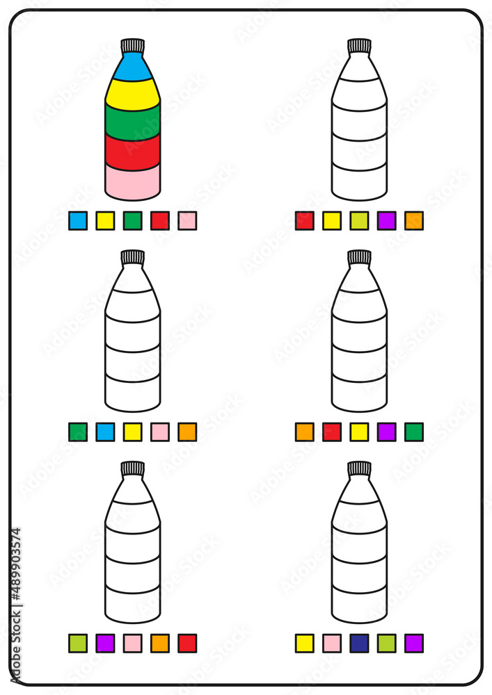 Instructional coloring pages, educational games for kids, preschool ...
