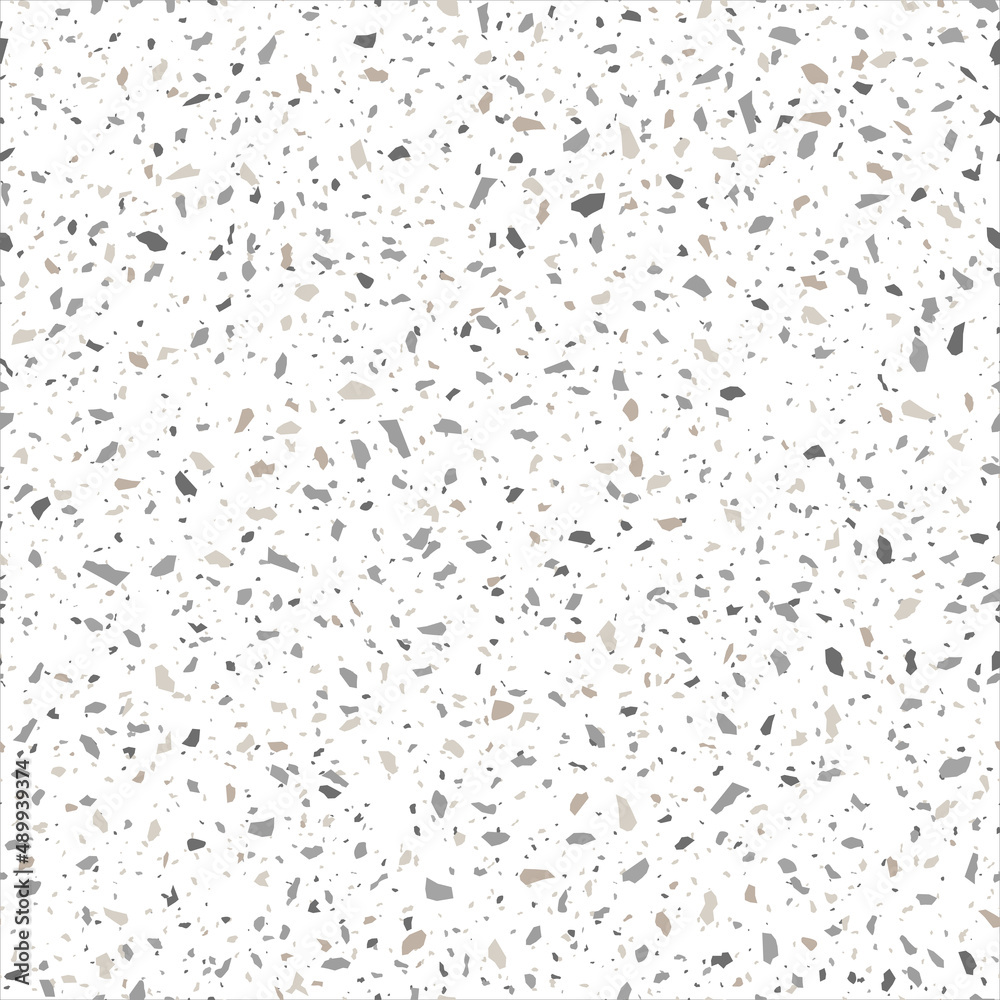 White and Gray, Beige Terrazzo Stone Texture Seamless Pattern Design ...