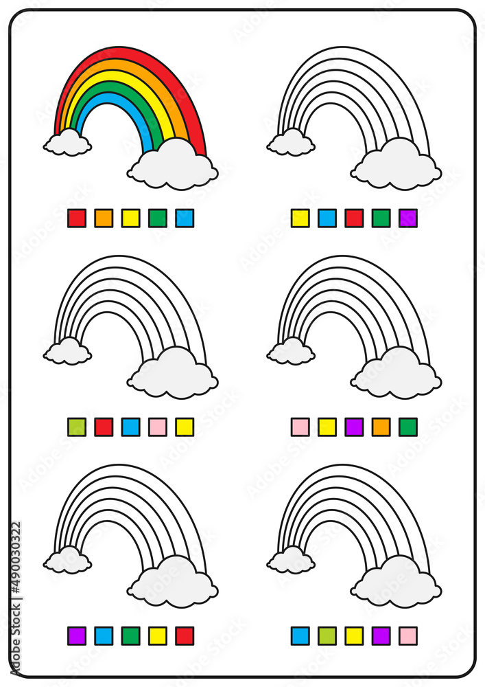 Coloring pages, educational games for children, preschool activities ...