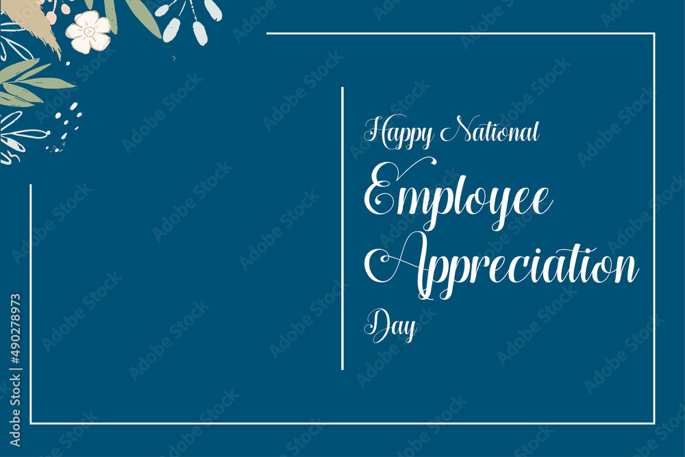 Happy National Employee Appreciation Day Stock Vector | Adobe Stock