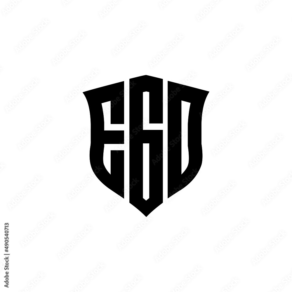 EGD letter logo design with white background in illustrator, vector ...