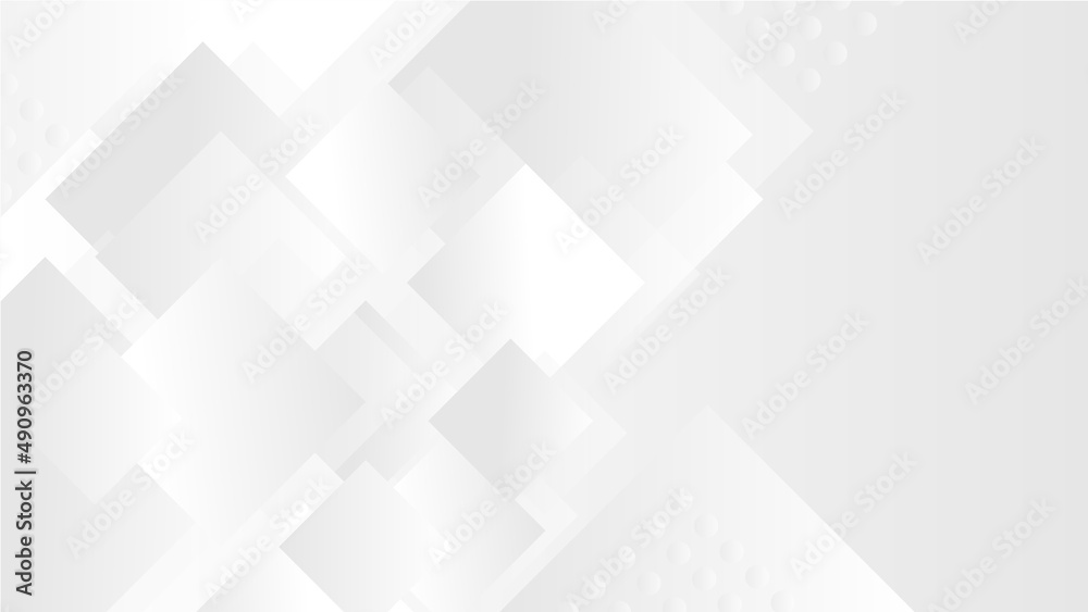 Modern white abstract presentation background. Vector illustration ...