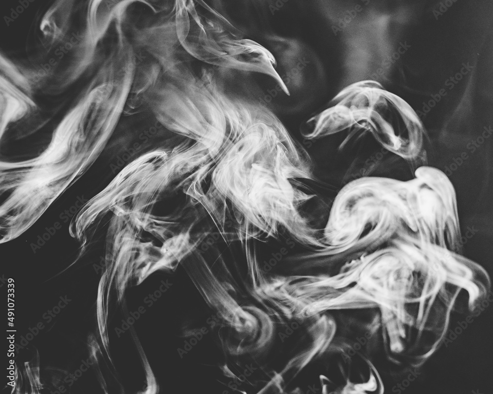 The image of a monster with smoke scary face Stock Photo | Adobe Stock