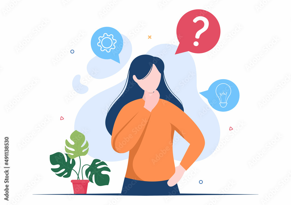 People Thinking to Make Decision, Problem Solving and Find Creative ...