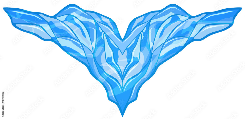 Racing wings, motorcycle wrap decal. Abstract blue background kit ...