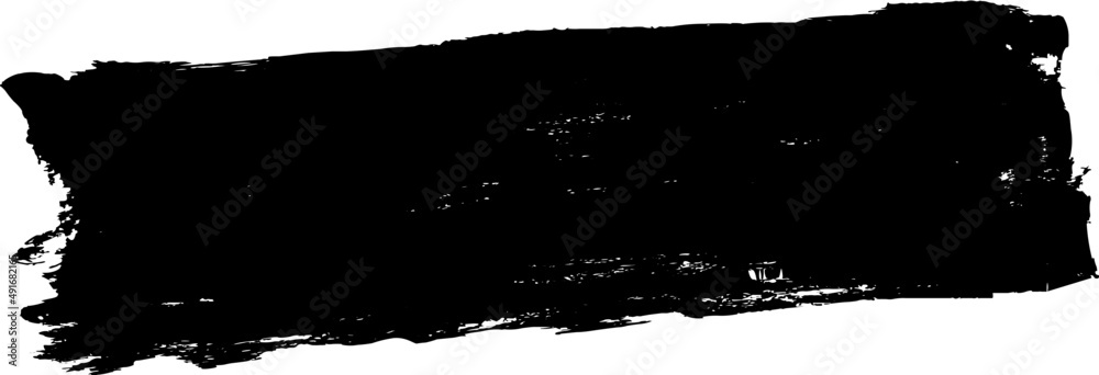 Bold brush stroke shape, rough grunge splatter Stock Vector | Adobe Stock