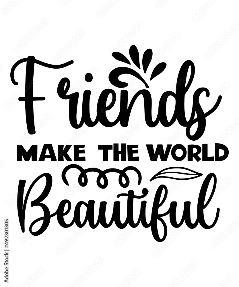 Image vectorielle Stock Friendship Svg Bundle, Best Friends Svg Designs ...