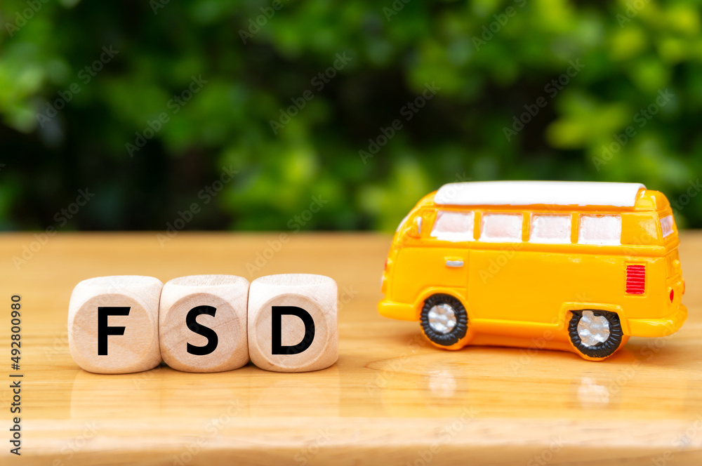 FSD.Fully automated driving is the latest technology, financial ...