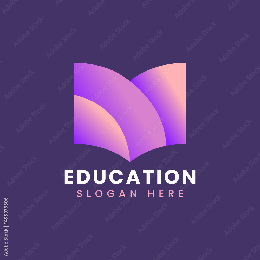 Educational logo design vector, creative educational logo design ...