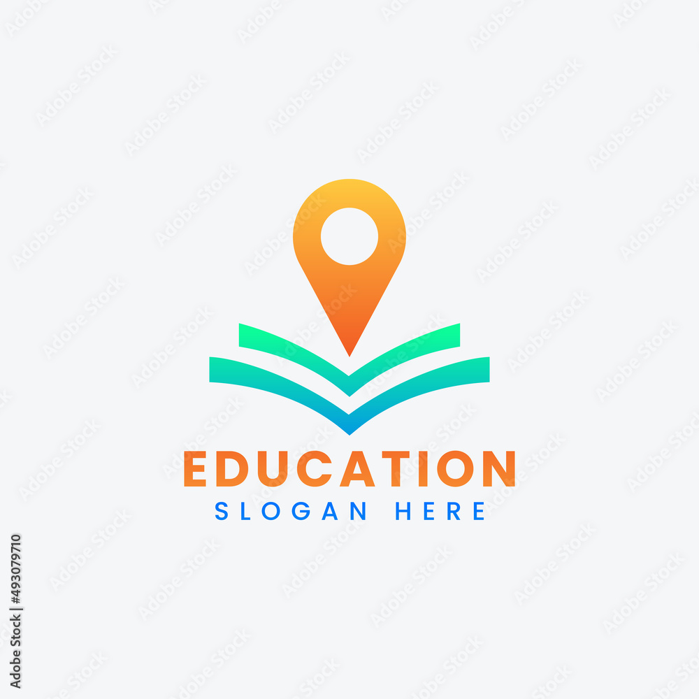 Educational logo design vector, creative educational logo design ...