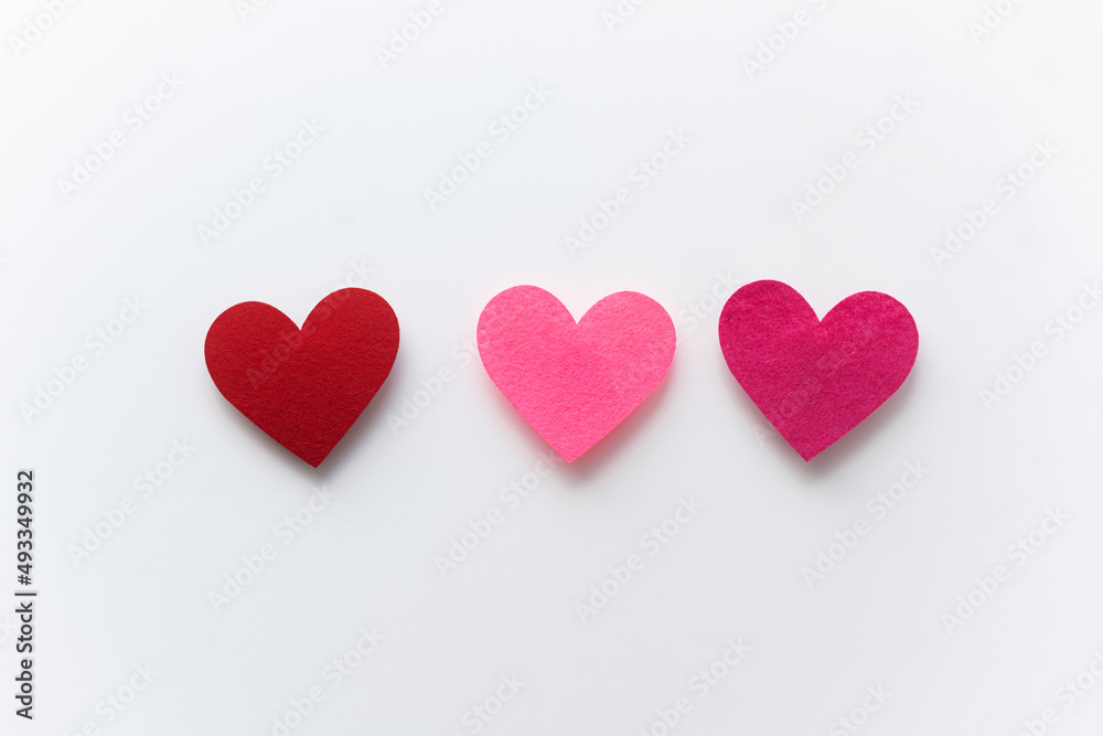 Three hearts Stock Photo | Adobe Stock