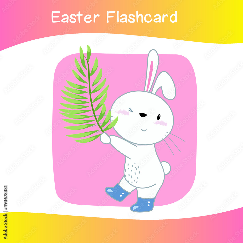 Cute Easter image flashcards collection. flashcards for preschool ...