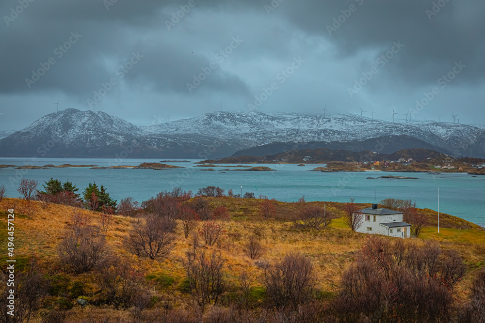 Sommaroy and Kvaloya (Whale Island) is an islands in Tromso ...