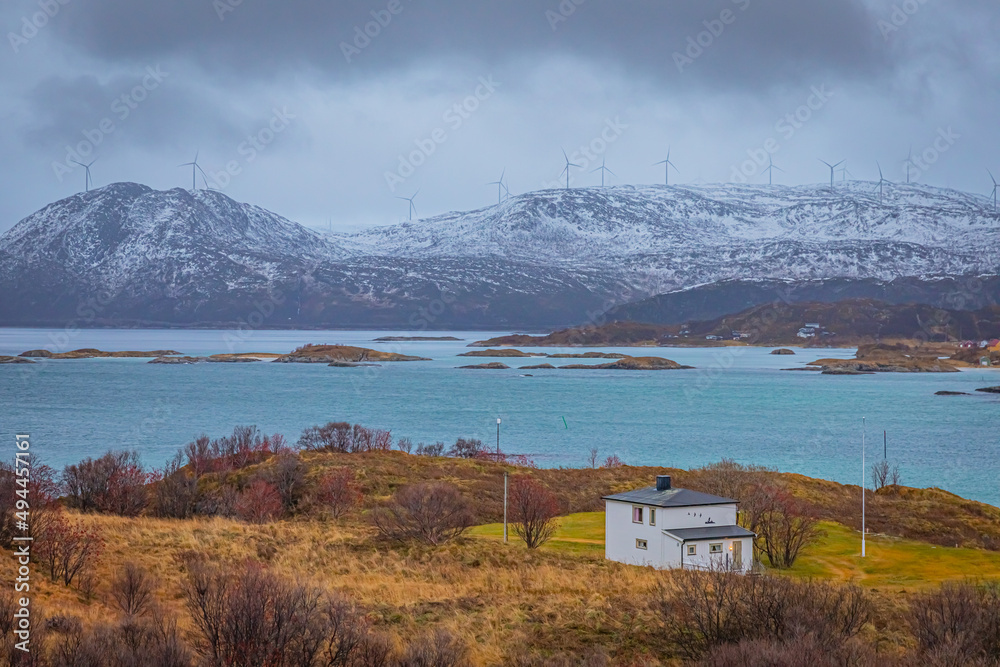 Sommaroy and Kvaloya (Whale Island) is an islands in Tromso ...