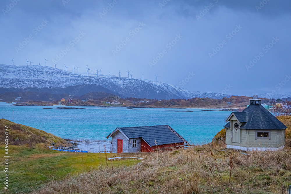 Sommaroy and Kvaloya (Whale Island) is an islands in Tromso ...