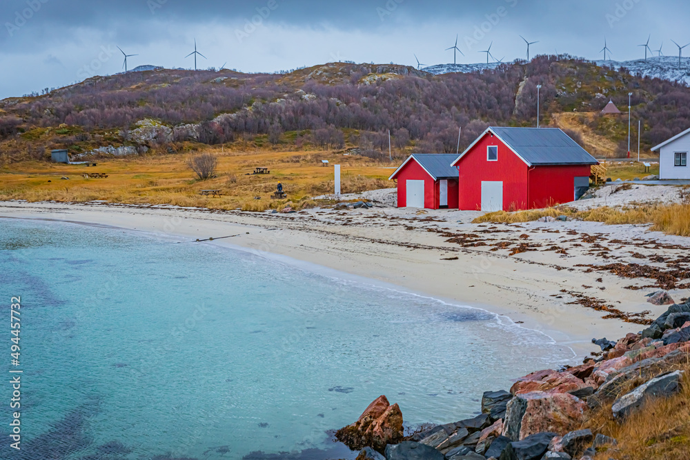 Sommaroy and Kvaloya (Whale Island) is an islands in Tromso ...