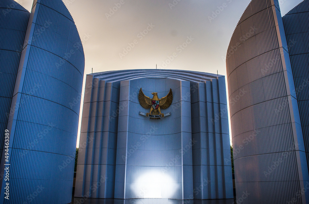 Garuda symbol on the West Java struggle monument. Indonesia's national ...