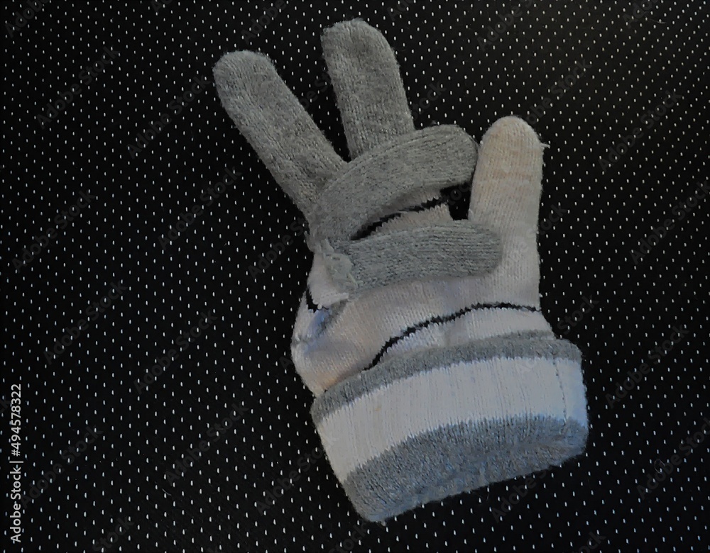 The symbol of victory. Welcome sign. Vareshka. Stock Photo | Adobe Stock