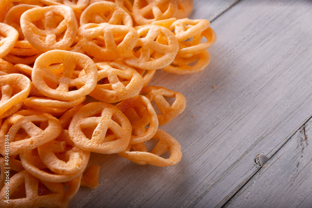 Chicharrones de Harina. Also known as duros, duritos, Mexican wagon ...