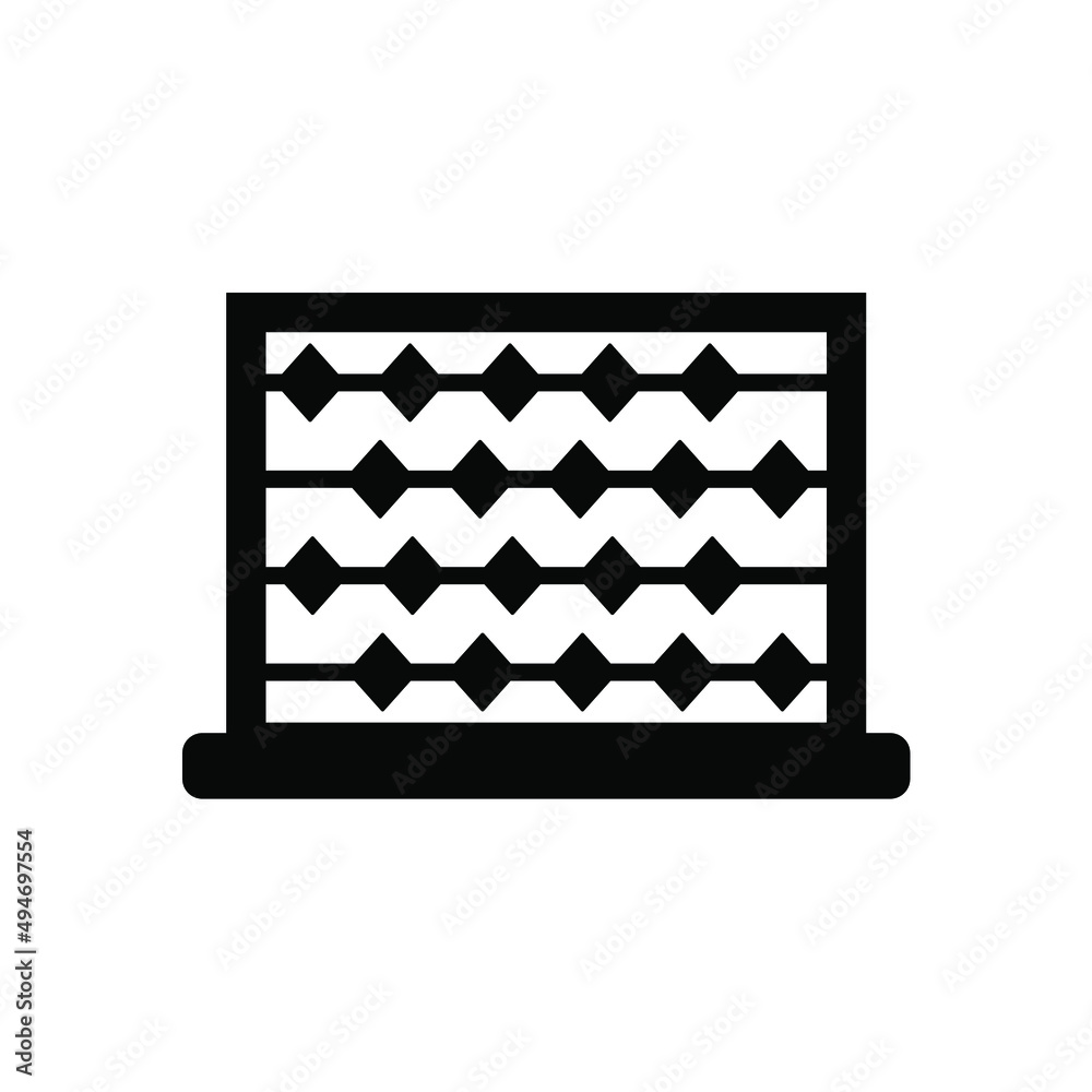 abacus vector illustration, suitable for symbols, logos, icons ...
