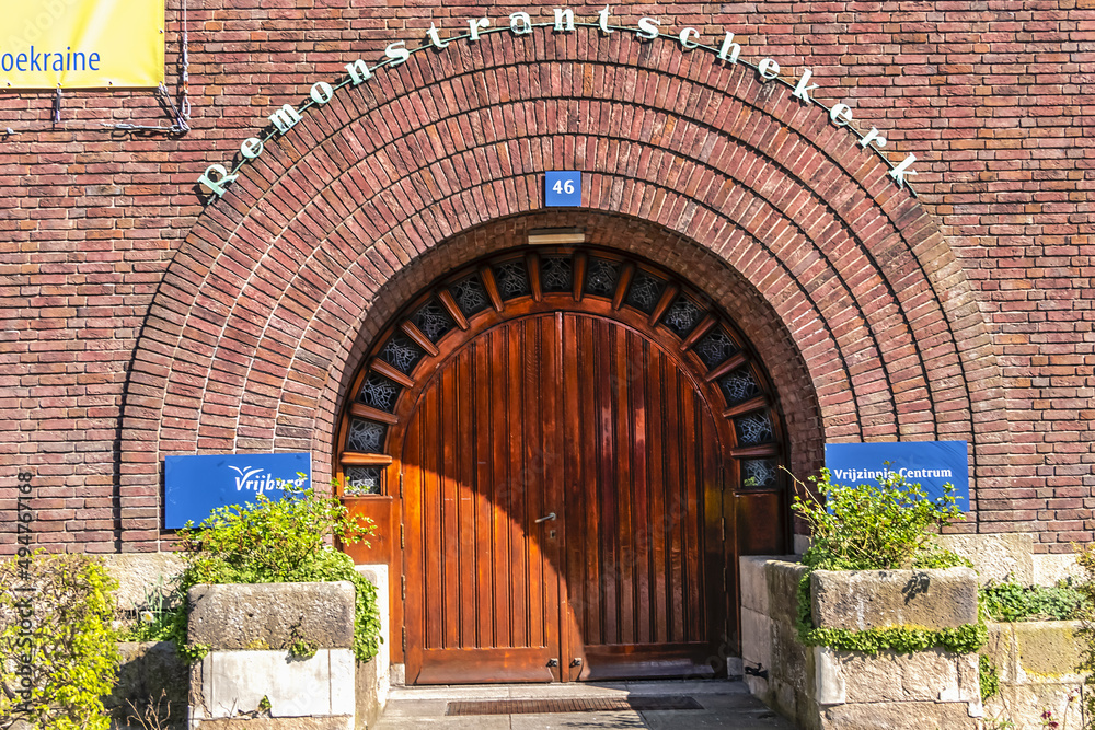 Remonstrant church "Nieuwe Kerk", later called "Vrijburg", with ...