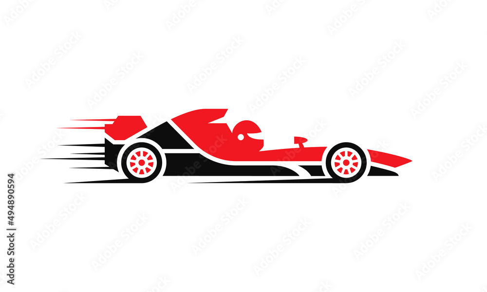 Vetor Formula 1 car. Vector illustration. do Stock | Adobe Stock