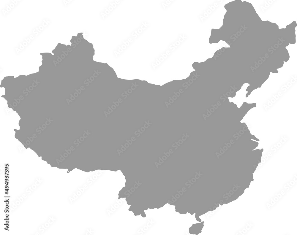 China map on png or transparent background,Symbols of China . vector ...