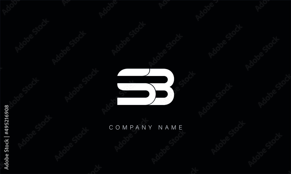 BS, SB, BS, Letters Logo Monogram Stock Vector | Adobe Stock
