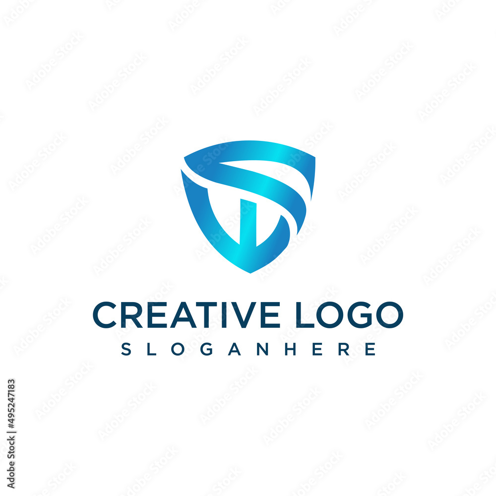 Letter SW . logo design template vector graphics Stock Vector | Adobe Stock