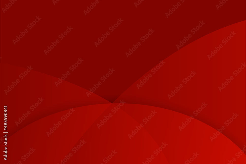 Abstract gradient red color curve wave design background template ...