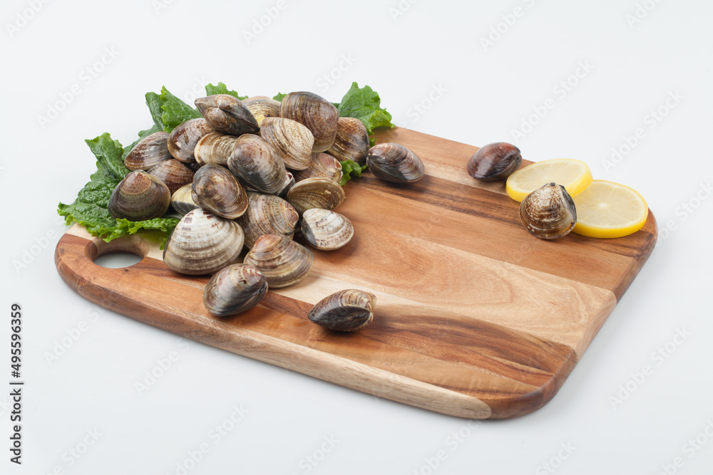 Clams, clams, fish and shellfish, seafood, cooking, food ingredients ...