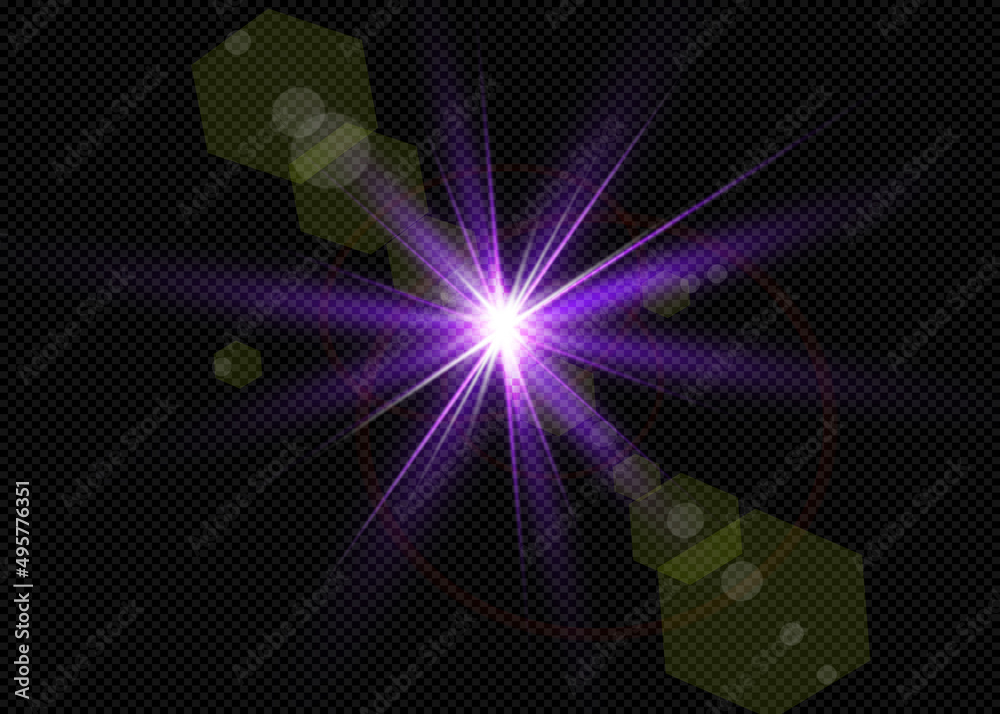 White sparks shiny special light effect. Vector sparkles on a ...