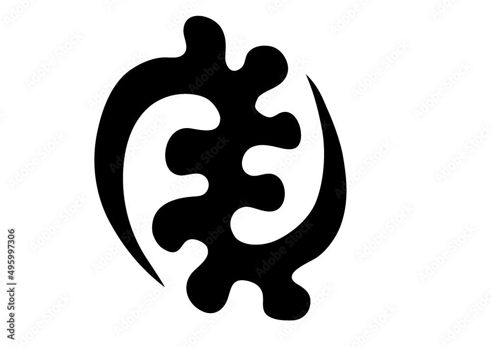 Gye Nyame Stock Vector | Adobe Stock
