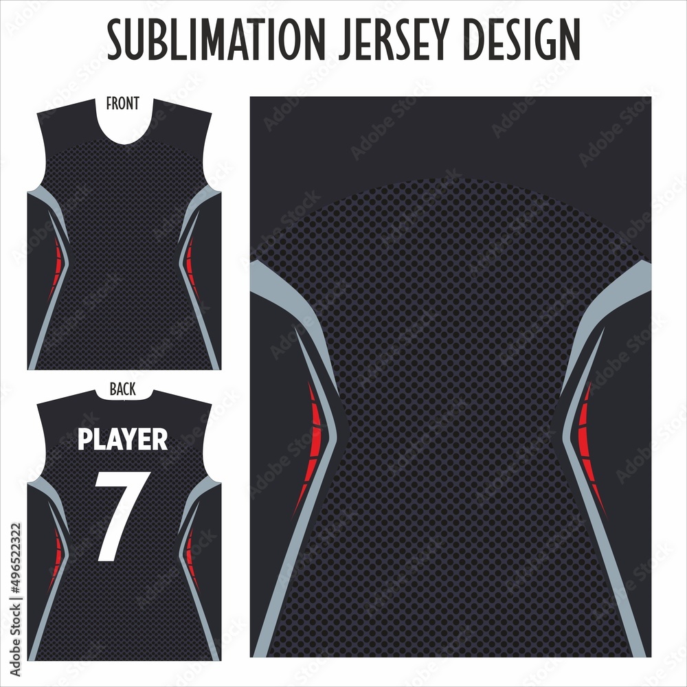 Basketball jersey template. T shirt template. Ready to print. Stock ...