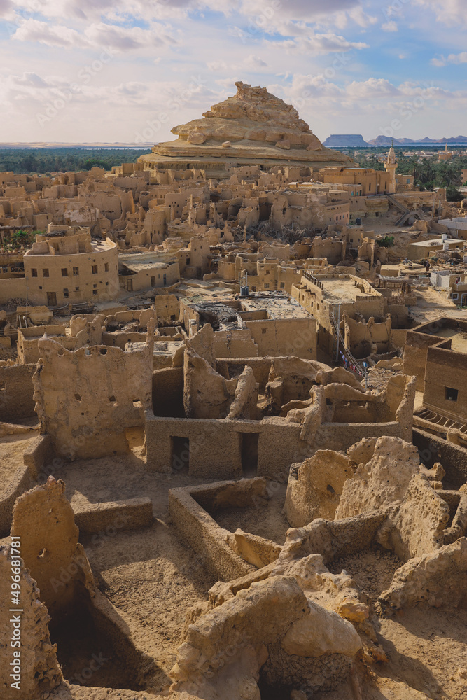 Amazing View to the Sandstone Walls and Ancient Fortress of an Old ...