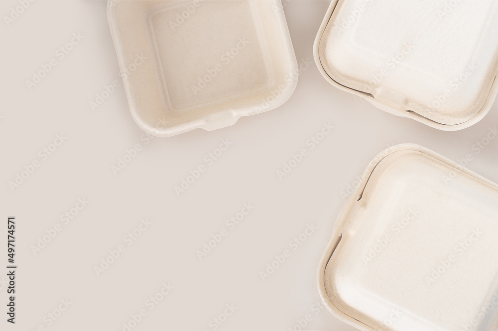 empaque biodegradable para alimentos, ecológico y sostenible Stock ...