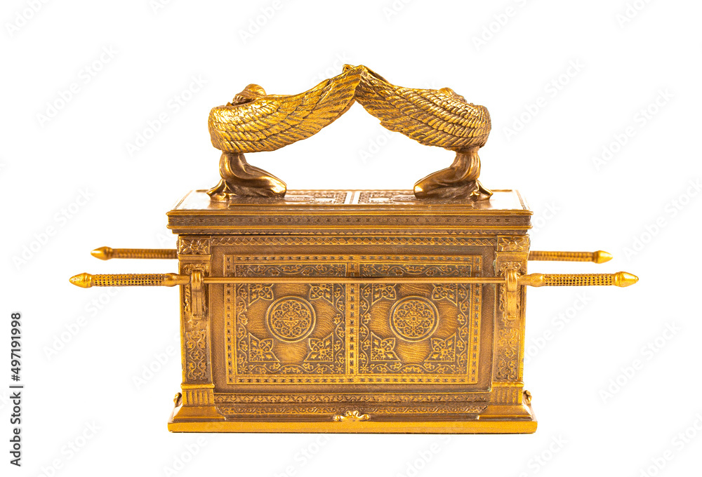 The Ark of the Covenant on a White Background Stock Photo | Adobe Stock