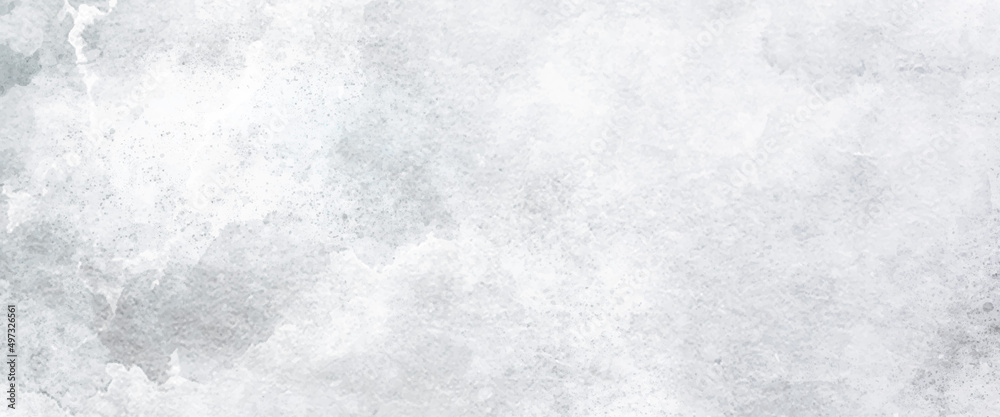 Gray abstract watercolor painting textured on white paper background ...