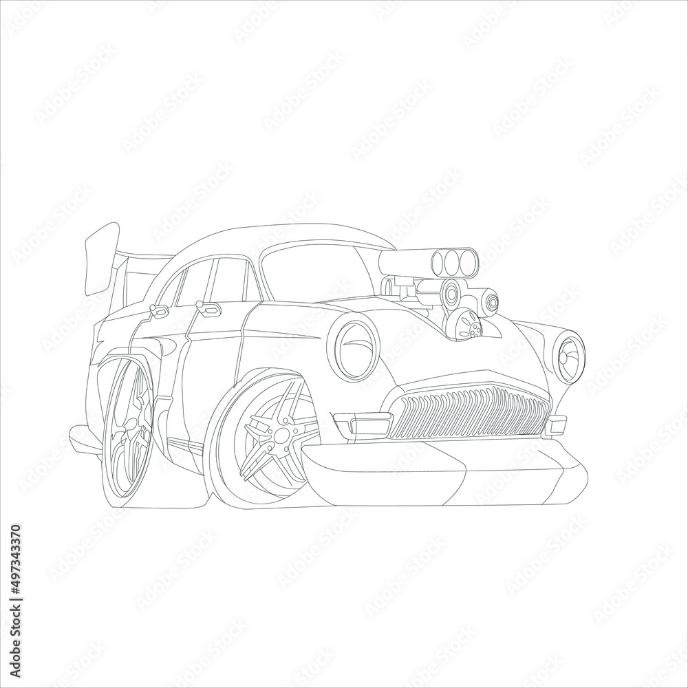 Modern Car vector , Illustration of a car Business car Luxury life ...