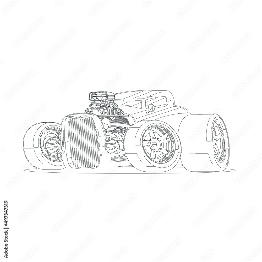 Modern Car vector , Illustration of a car Business car Luxury life ...