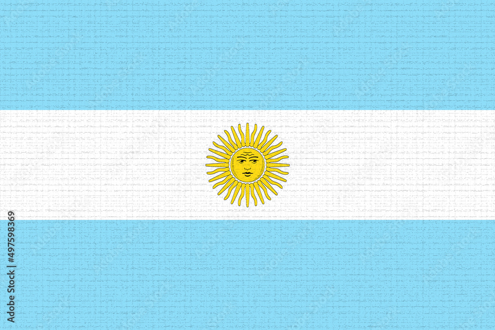 Argentina flag. AR patriotism banner. Argentina national symbol. State ...