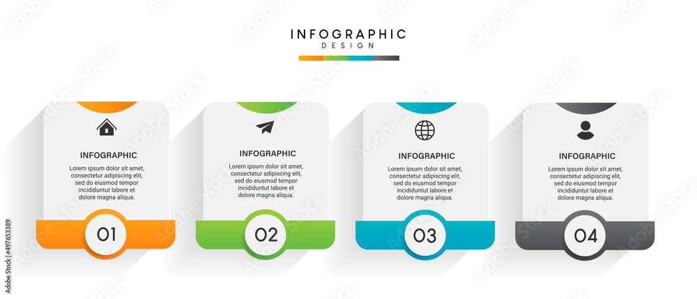 Steps business data visualization timeline process infographic template ...