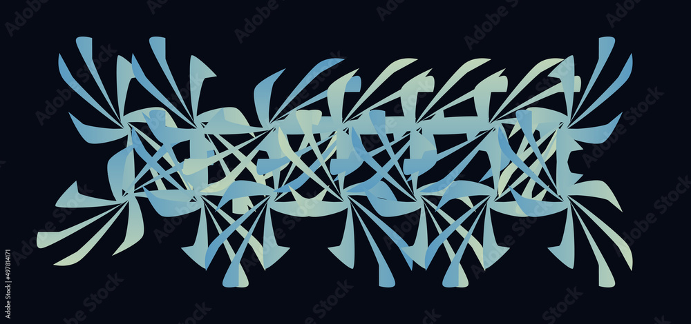 Strange Vector Shapes Collection. Geometric figures, distortion. Stock ...