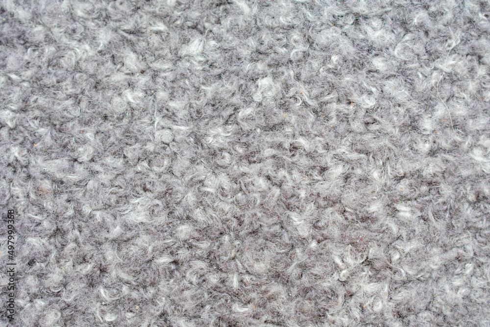 Artificial wool. Short faux fur. Texture. Man-made fiber material ...