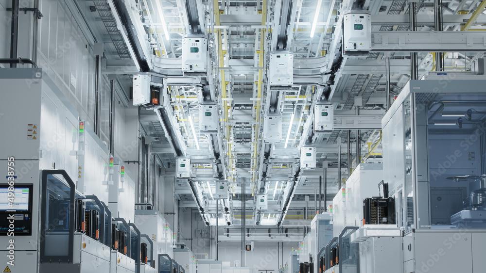 Overhead Transfer System for Wafers Inside Advanced Semiconductor ...
