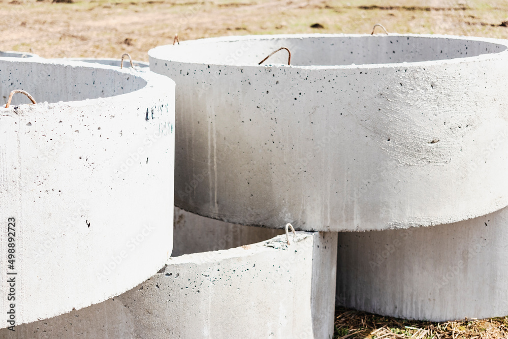 Reinforced concrete rings for the installation of underground wells at ...