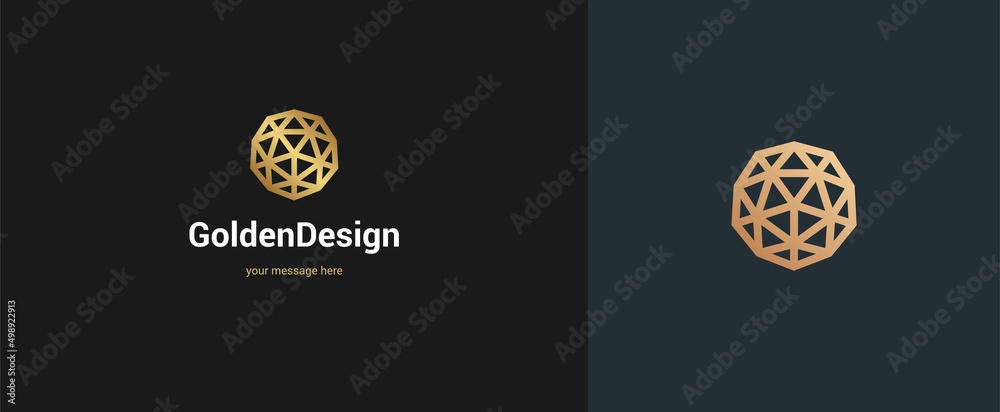 Stock-Vektorgrafik „Vector abstract wire circle logo emblem design ...