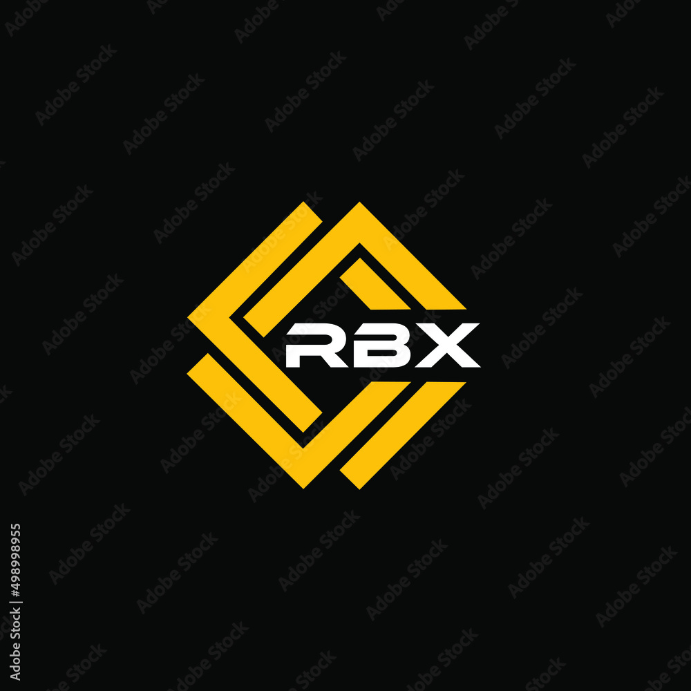RBX 3 letter design for logo and icon.RBX monogram logo.vector illustration. Stock Vector ...