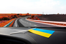 Car With An Ukrainian Flag Free Stock Photo - Public Domain Pictures